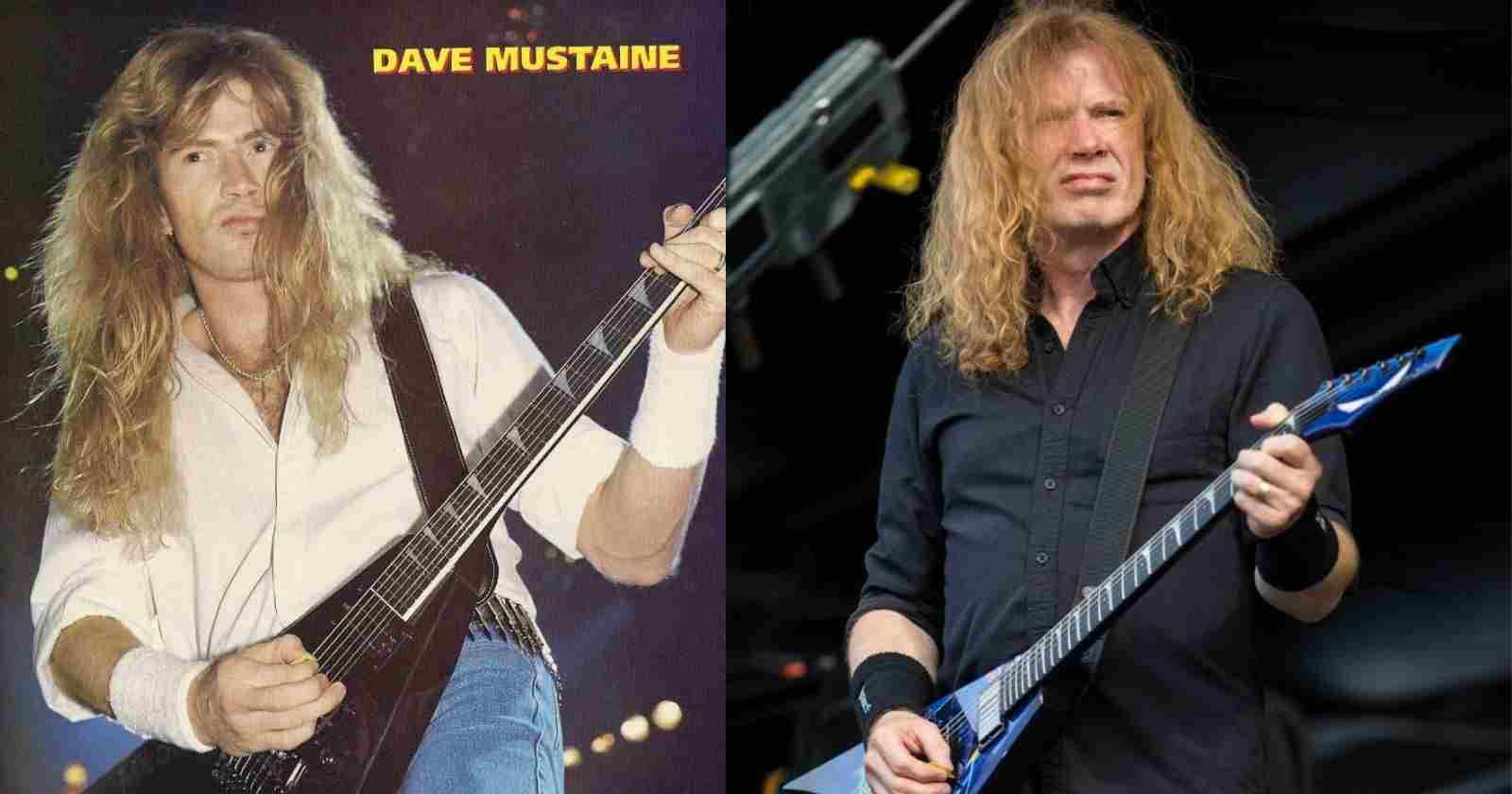 Dave Mustaine now and then - Rock And Roll Garage