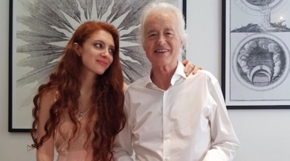 Jimmy Page celebrates girlfriend’s birthday
