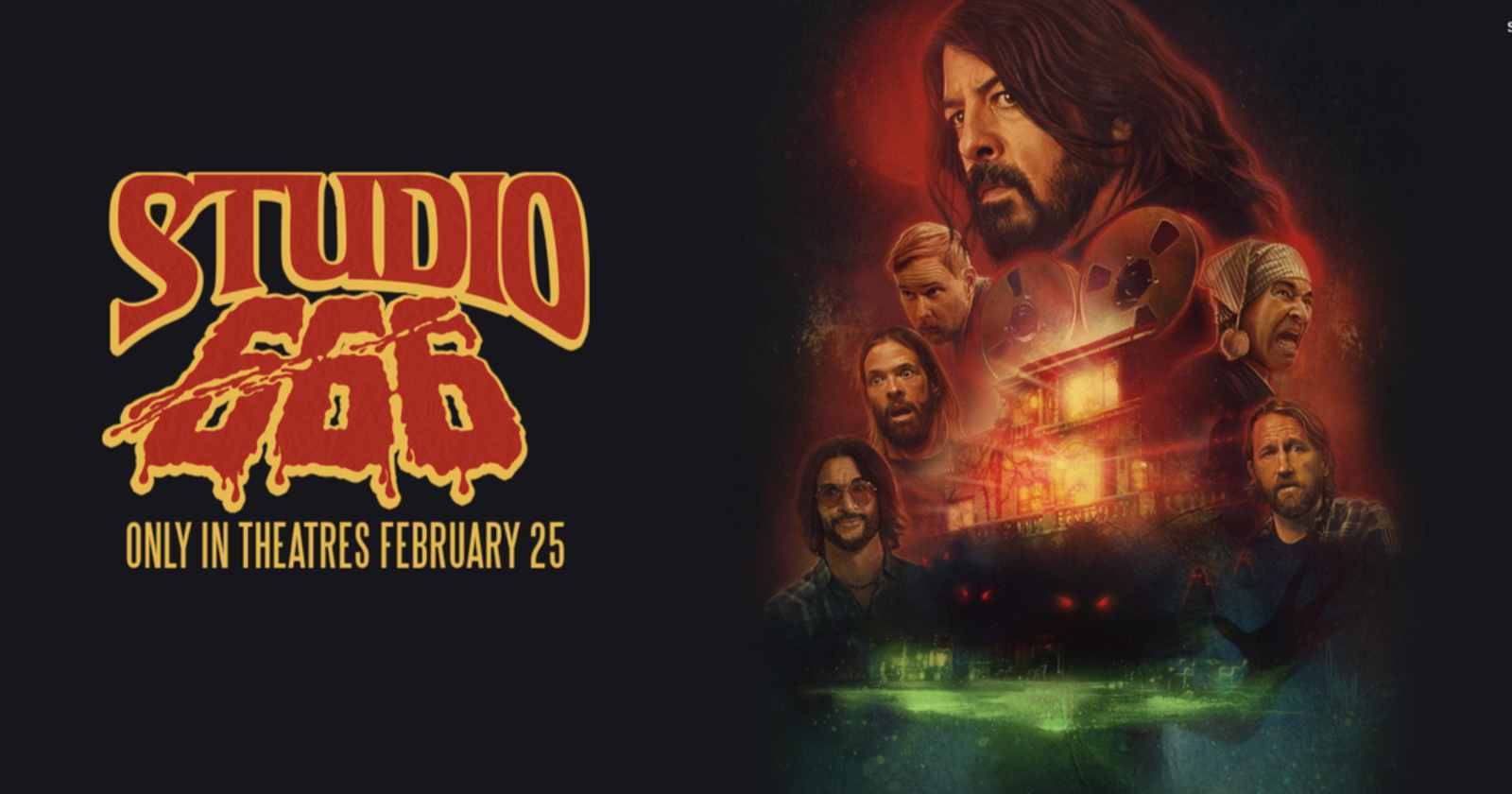 The Foo Fighters announces their horror/comedy movie "Studio 666"