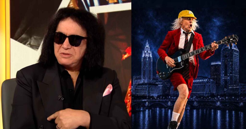 Gene Simmons' opinion on Angus Young
