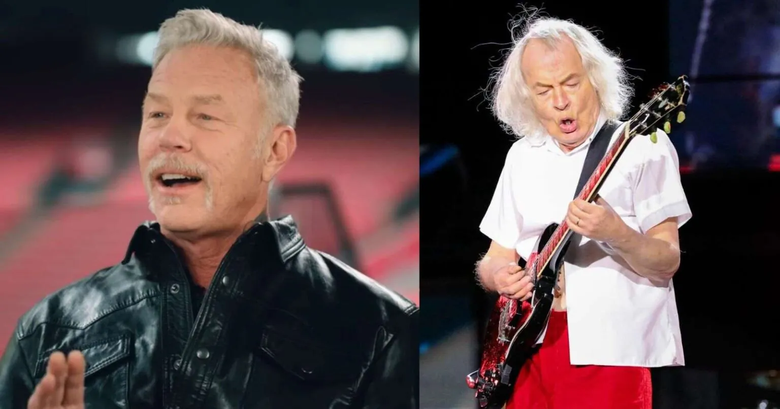 James Hetfield's opinion on Malcolm and Angus Young