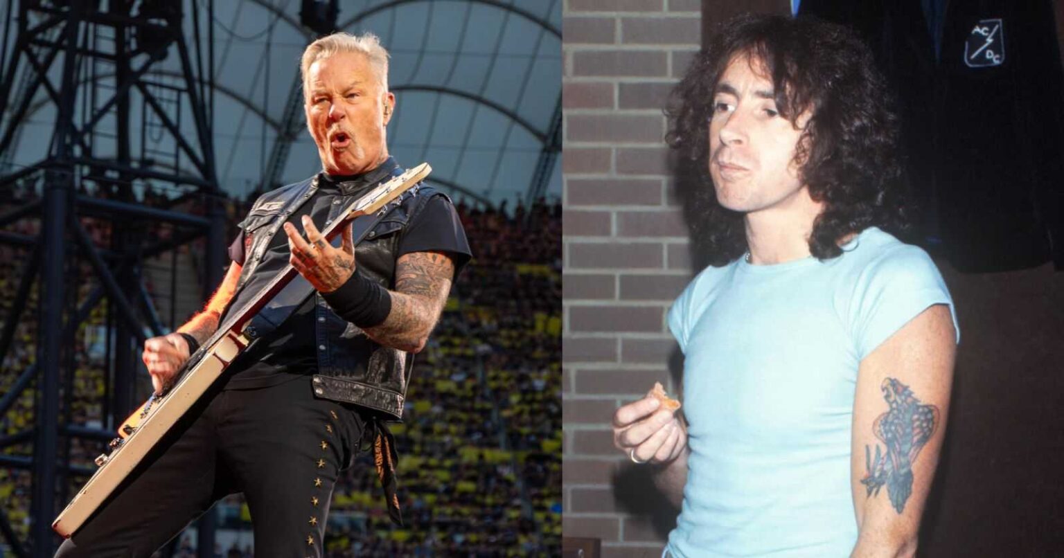 James Hetfield's opinion on AC/DC's Bon Scott
