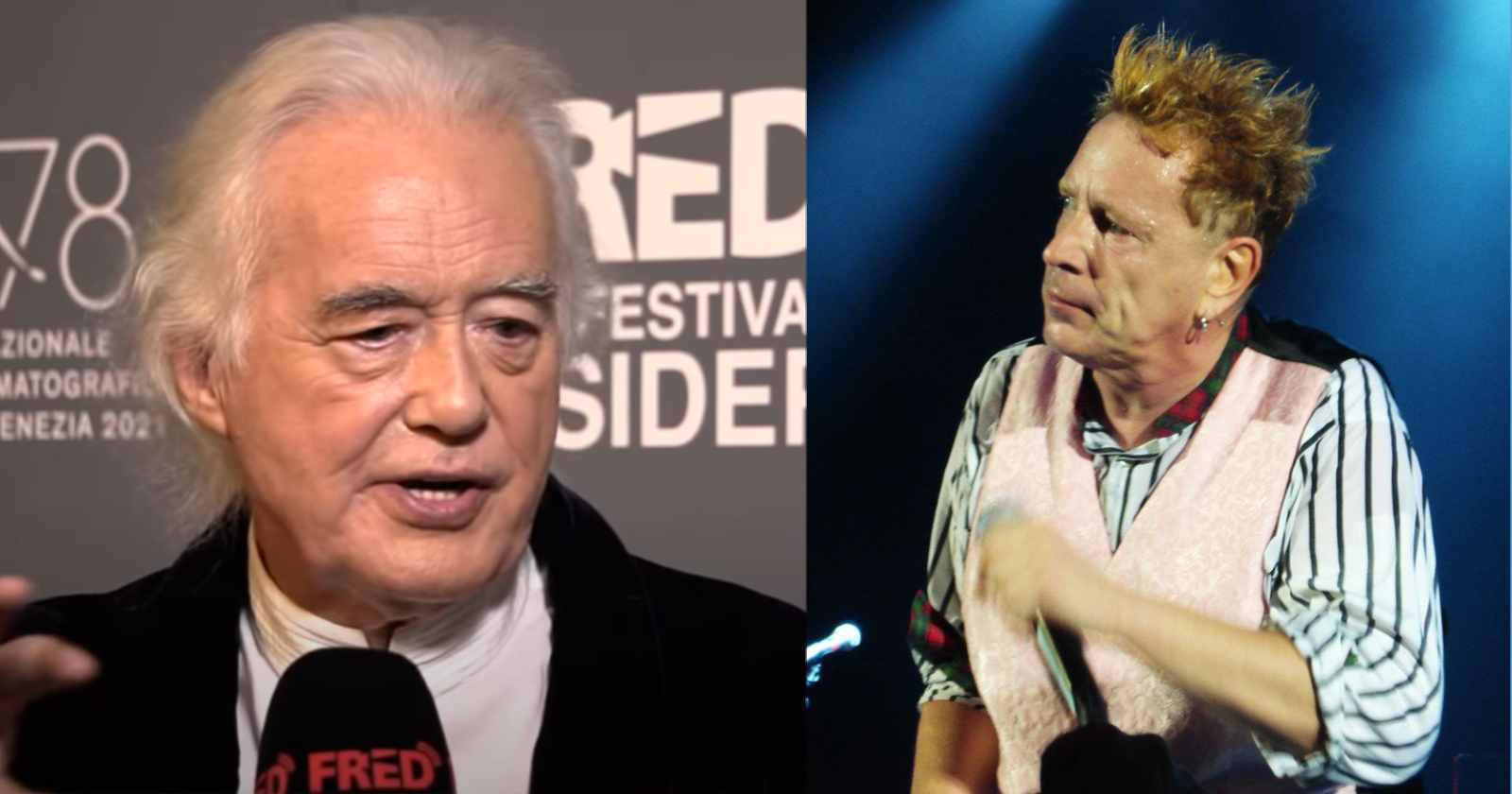 What is Jimmy Page's opinion on Punk Rock music and The Sex Pistols