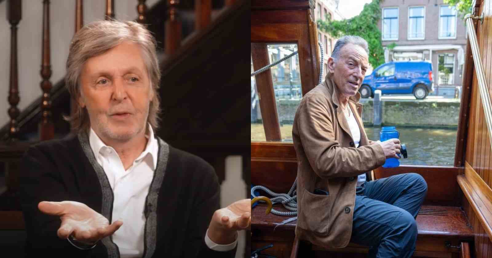 Paul McCartney talks about Bruce Springsteen and long concerts